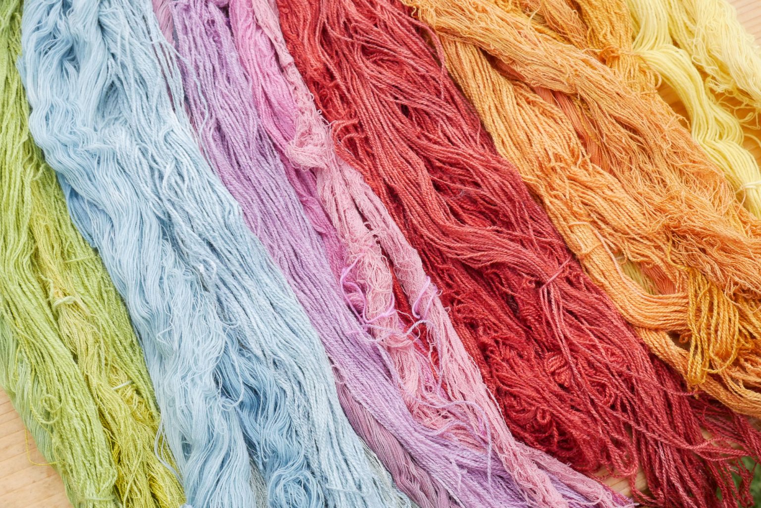 Handgefärbte Garne- kleine Handwerksstätte oder großer Hersteller