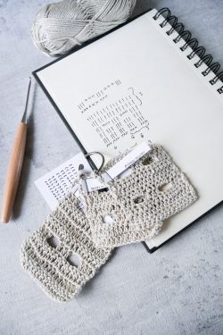 Pattern Party: Lochmuster mit halben Stäbchen